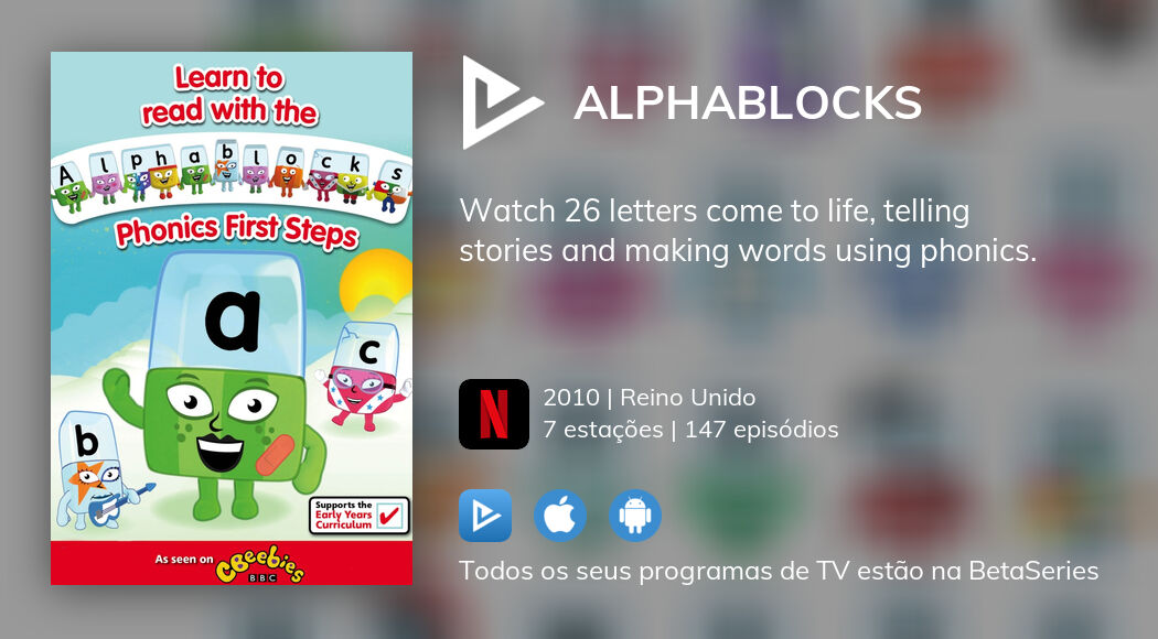 Assista ao streaming de Alphablocks