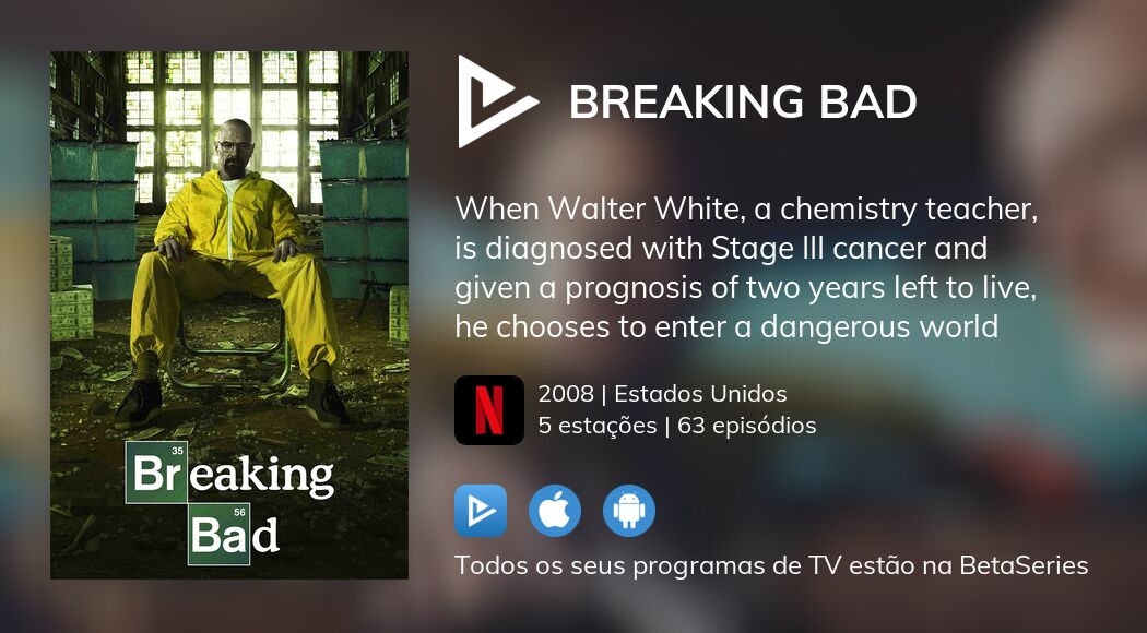Assista ao streaming de Breaking Bad
