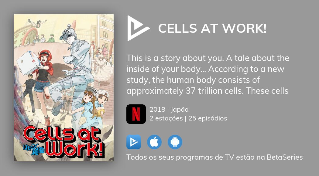Assista ao streaming de Cells at Work!