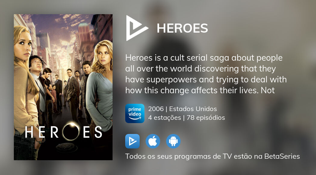 Assista ao streaming de Heroes