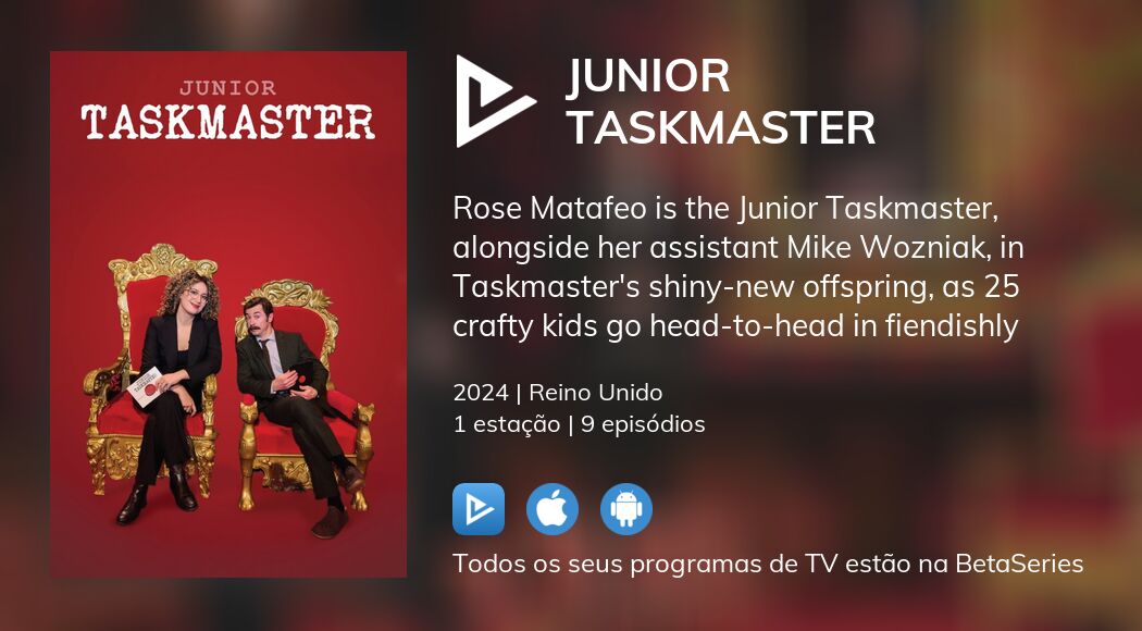 Vídeo : Assistir Junior Taskmaster em streaming legal completo