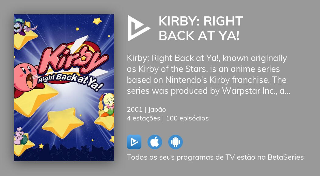 Assista ao streaming de Kirby: Right Back At Ya!