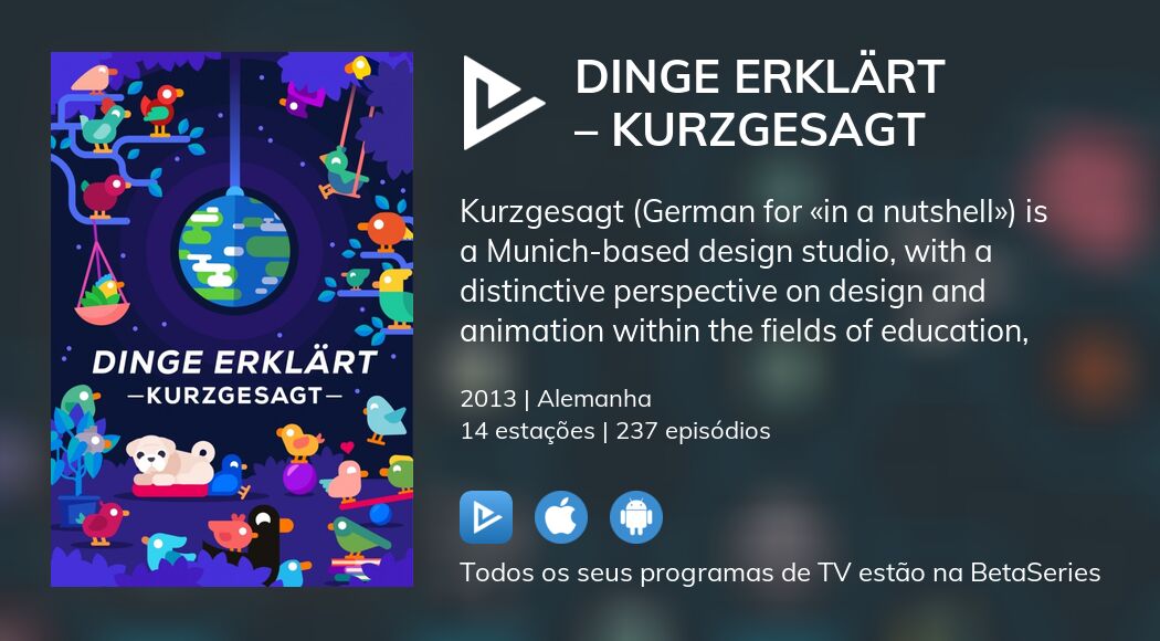 Assista ao streaming de Dinge Erklärt – Kurzgesagt