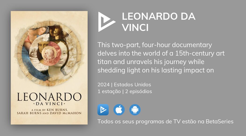 Assista ao streaming de Leonardo da Vinci