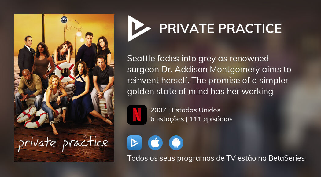 Assista ao streaming de Private Practice