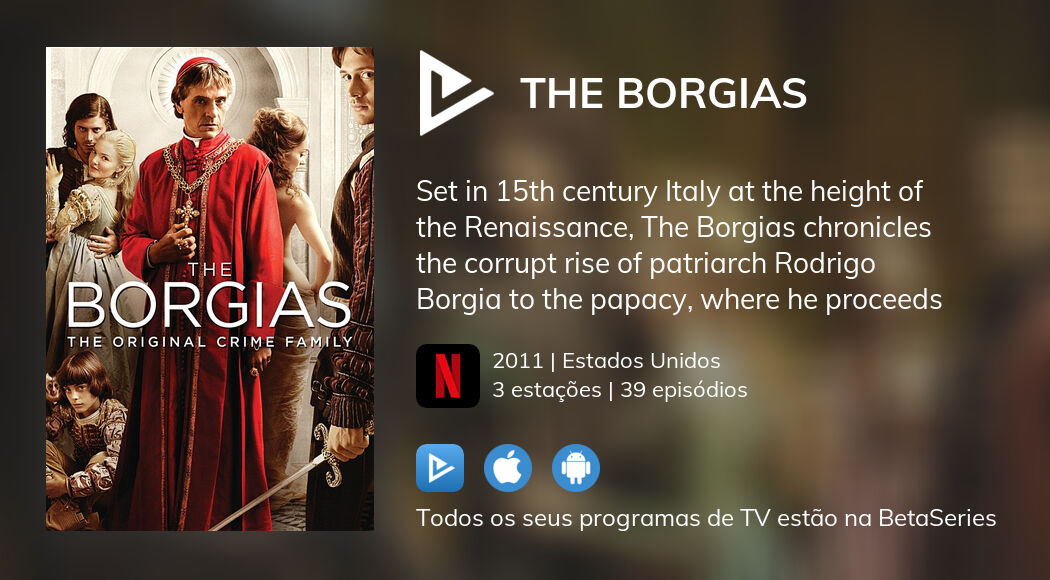 Assista ao streaming de The Borgias