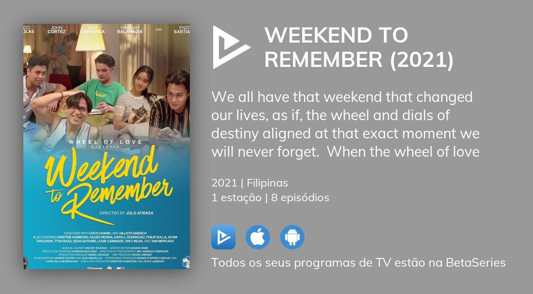 Assista ao streaming de Weekend To Remember (2021)