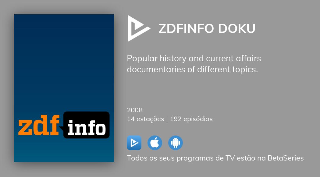 Assista ao streaming de ZDFinfo Documentary