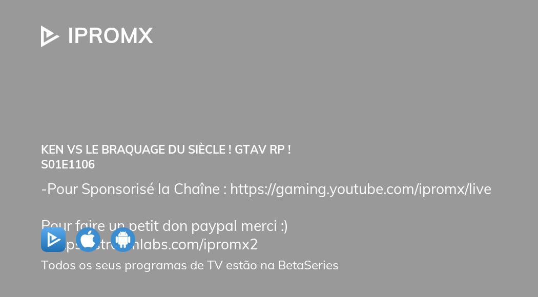 Ver iProMx temporada 1 episódio 1106 streaming