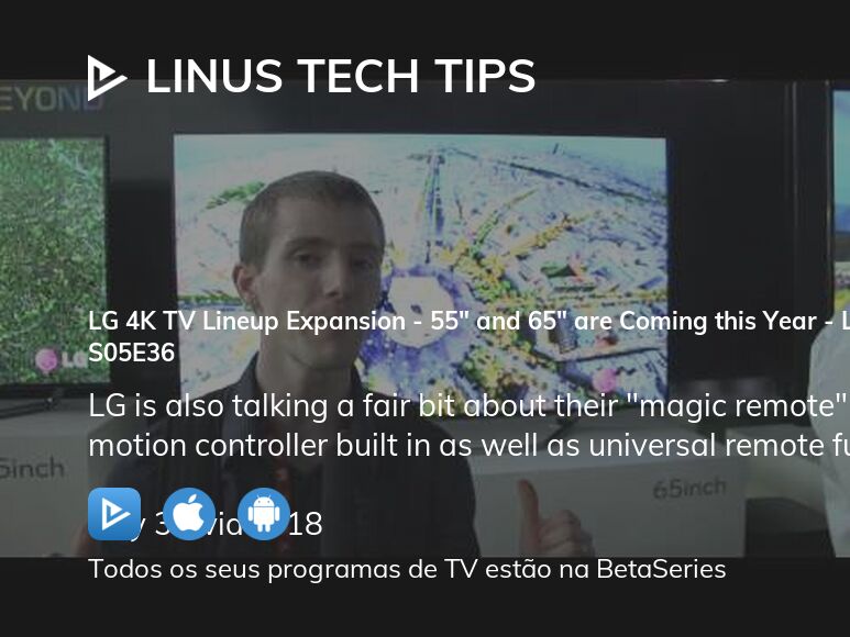 Ver Linus Tech Tips temporada 5 episódio 36 streaming