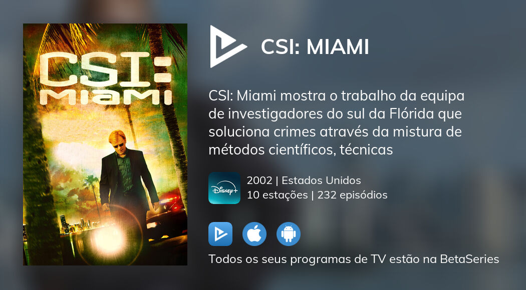 Ver CSI: Miami streaming