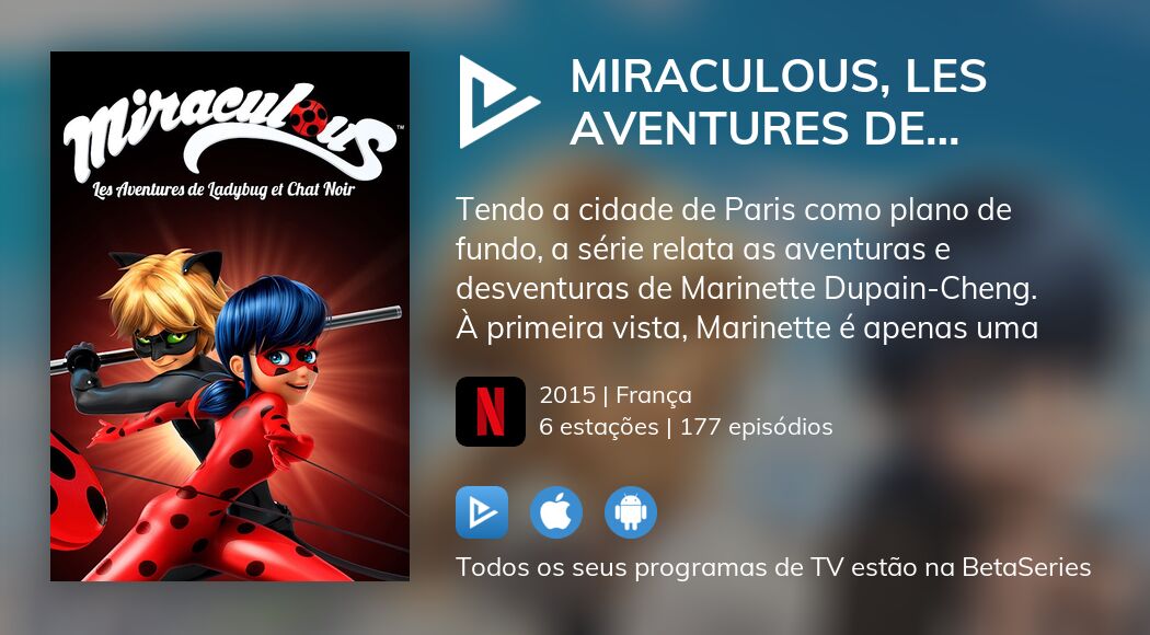 Ver Miraculous, les aventures de Ladybug et Chat Noir streaming