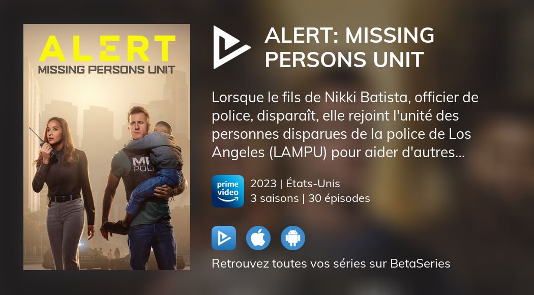 Regarder Alert: Missing Persons Unit streaming