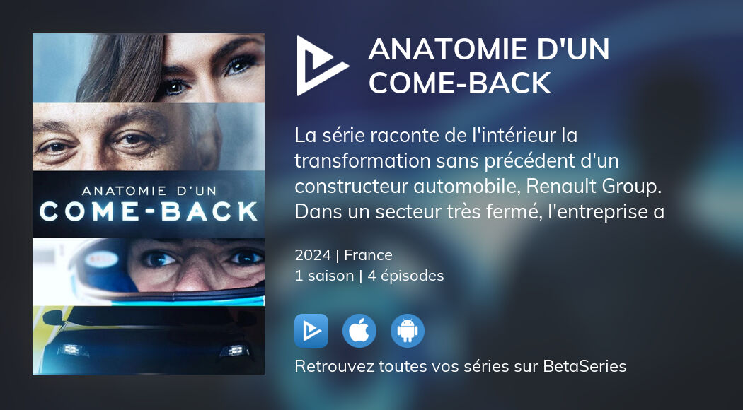 Regarder Anatomie d'un come-back streaming