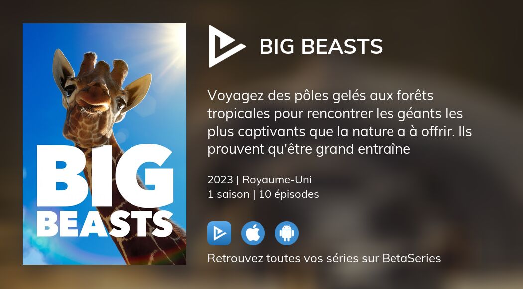 Vidéo : Voir la série Big Beasts : sur les traces des géants en streaming légal complet