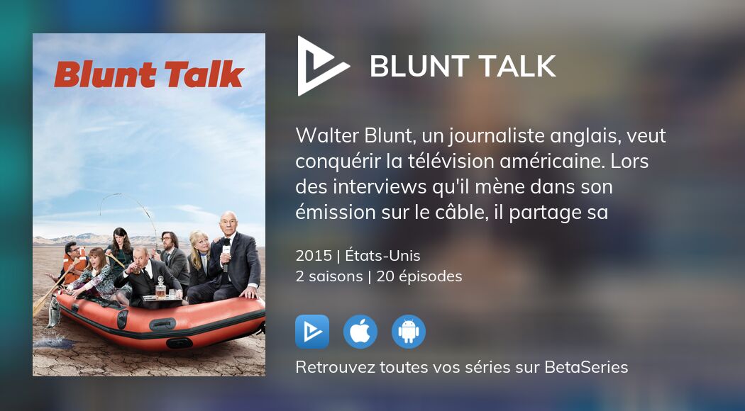 Regarder Blunt Talk streaming