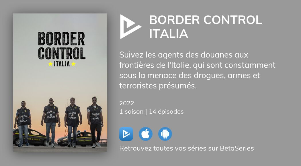 Regarder Border Control Italia streaming