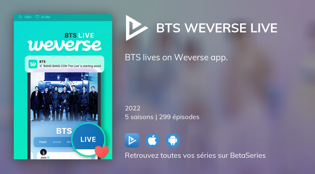 Regarder BTS Weverse LIVE streaming