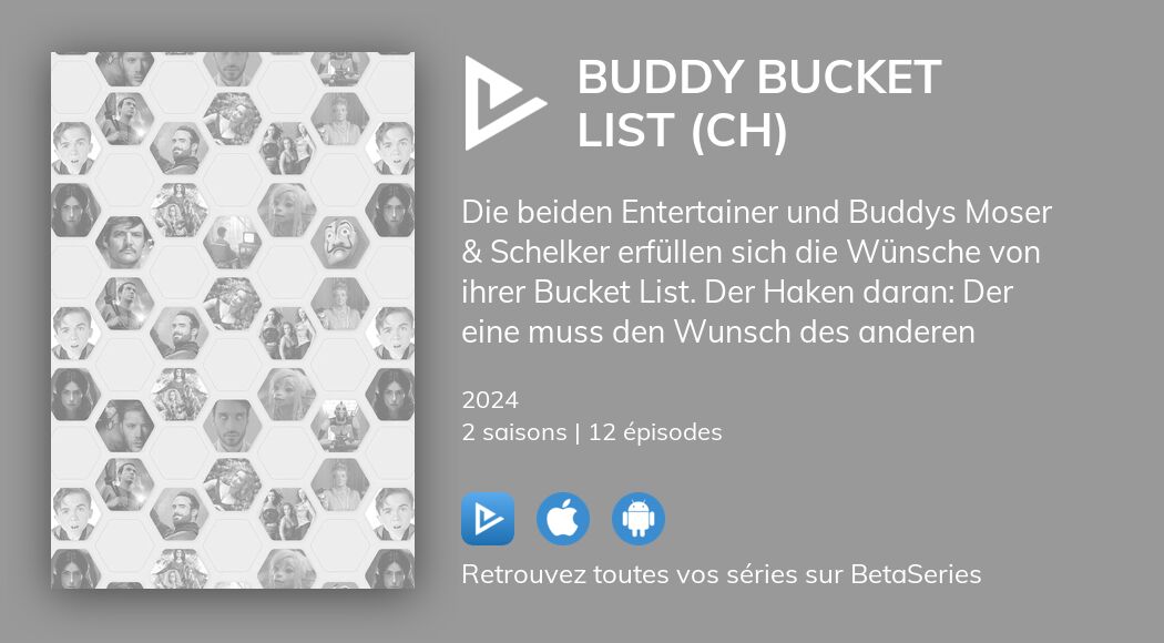 Regarder Buddy Bucket List (CH) streaming