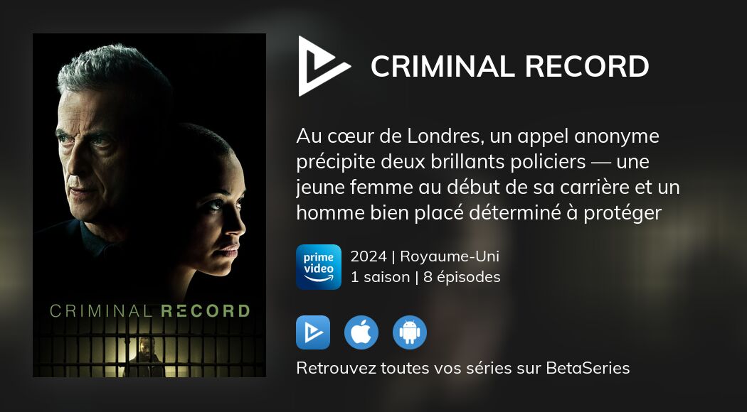 Regarder Criminal Record streaming