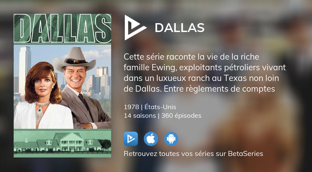 Vidéo : Voir la série Dallas en streaming légal complet