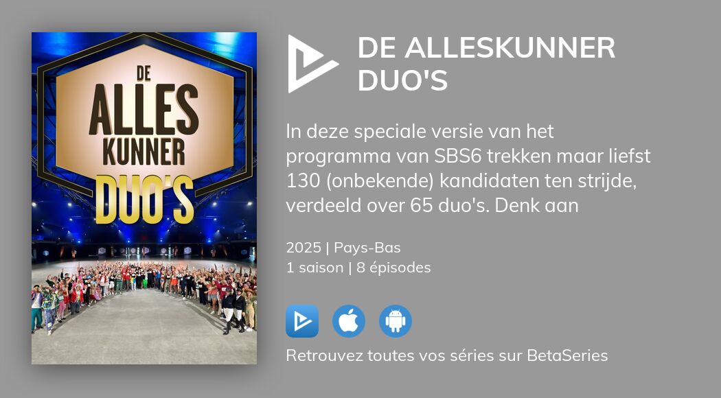 Regarder De Alleskunner Duo's streaming