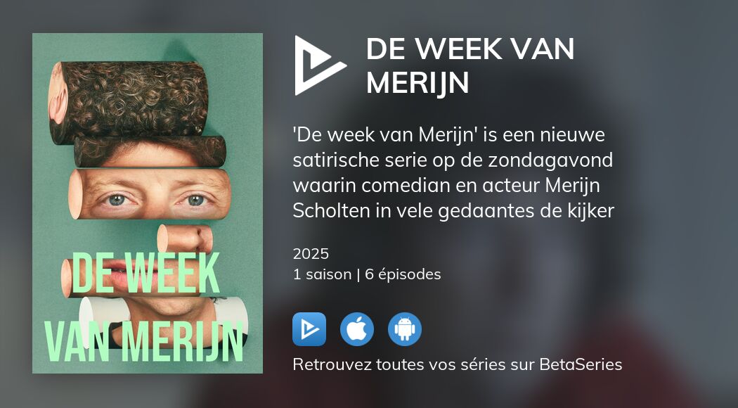 Vidéo : Voir la série De week van Merijn en streaming légal complet