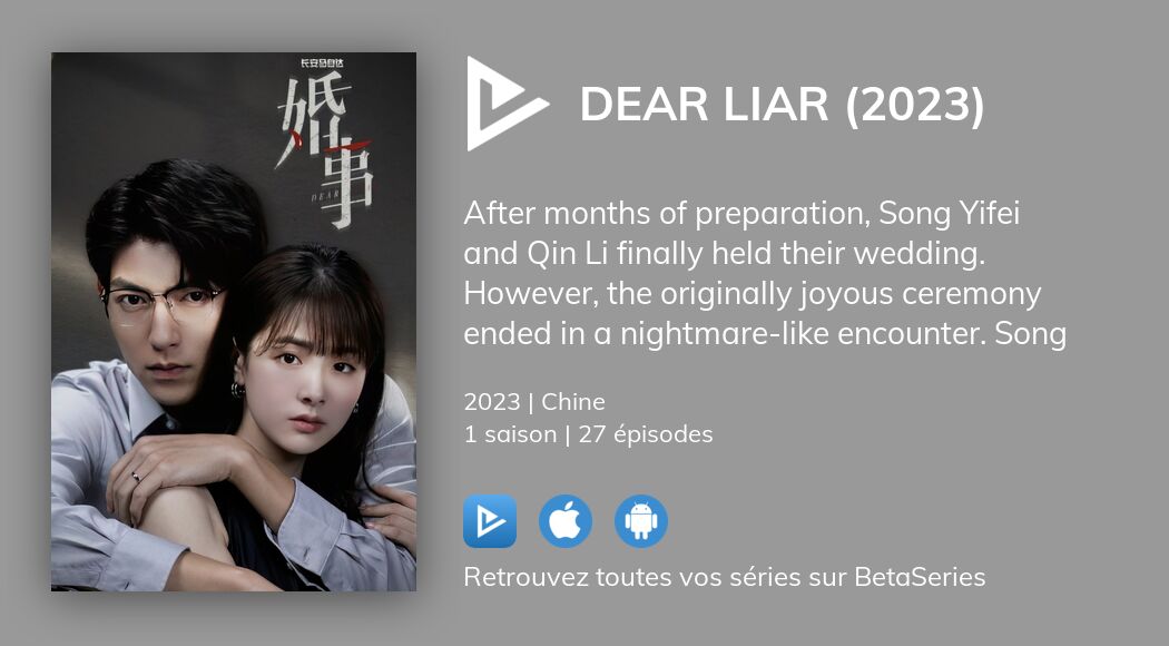Regarder Dear Liar streaming