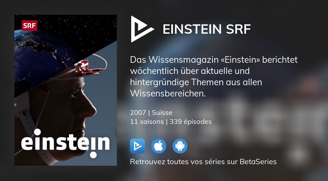 Regarder Einstein SRF streaming