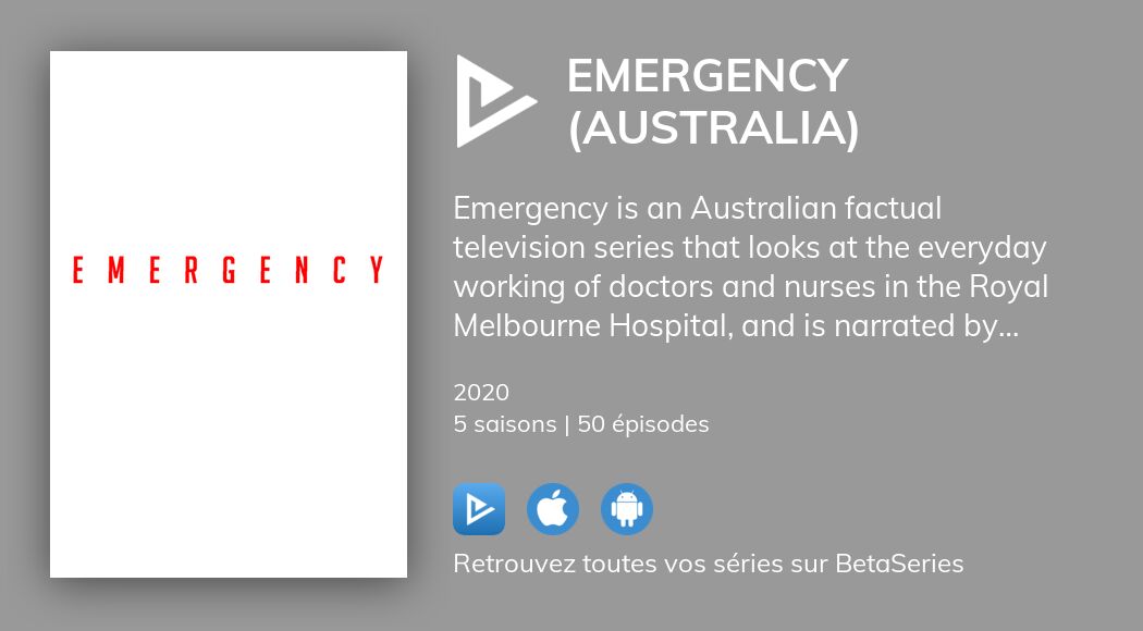 Regarder Emergency (Australia) streaming