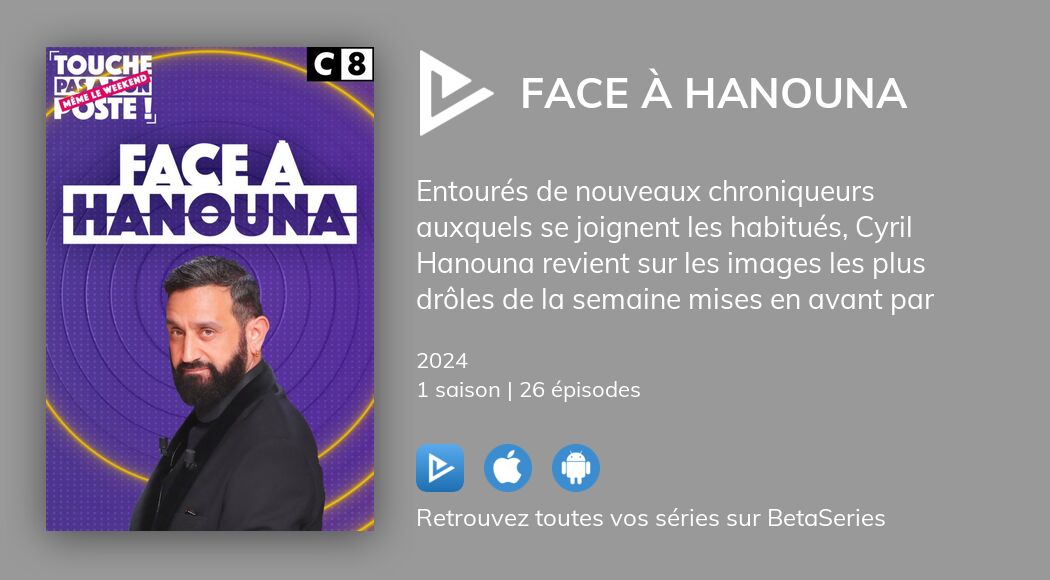 Regarder Face à Hanouna streaming
