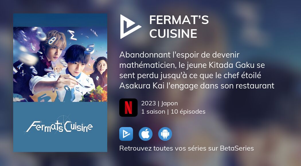 Regarder Fermat’s Cuisine streaming
