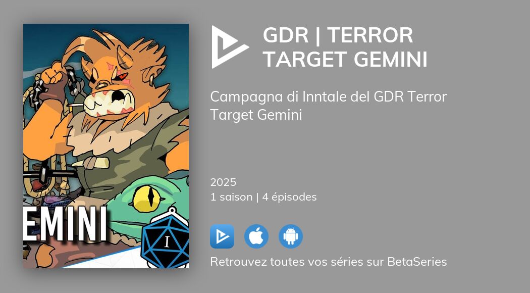 Regarder GDR | Terror Target Gemini streaming