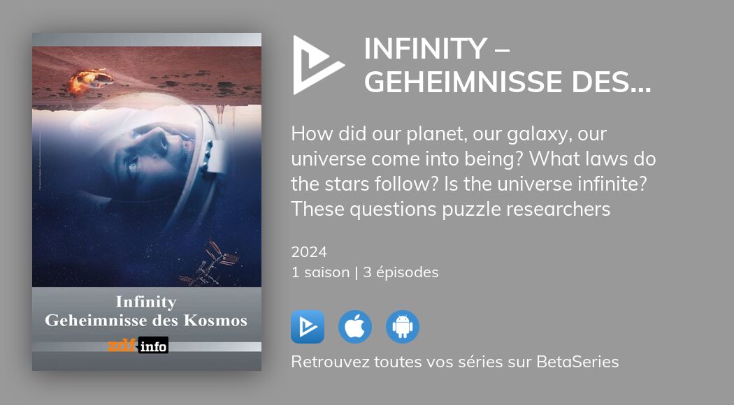 Regarder Infinity – Geheimnisse des Kosmos streaming