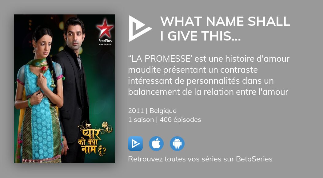 Regarder What Name Shall I Give This Love? streaming