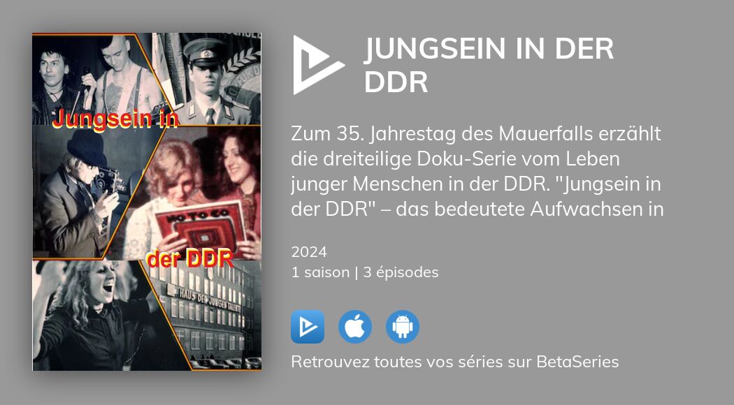 Regarder Jungsein in der DDR streaming