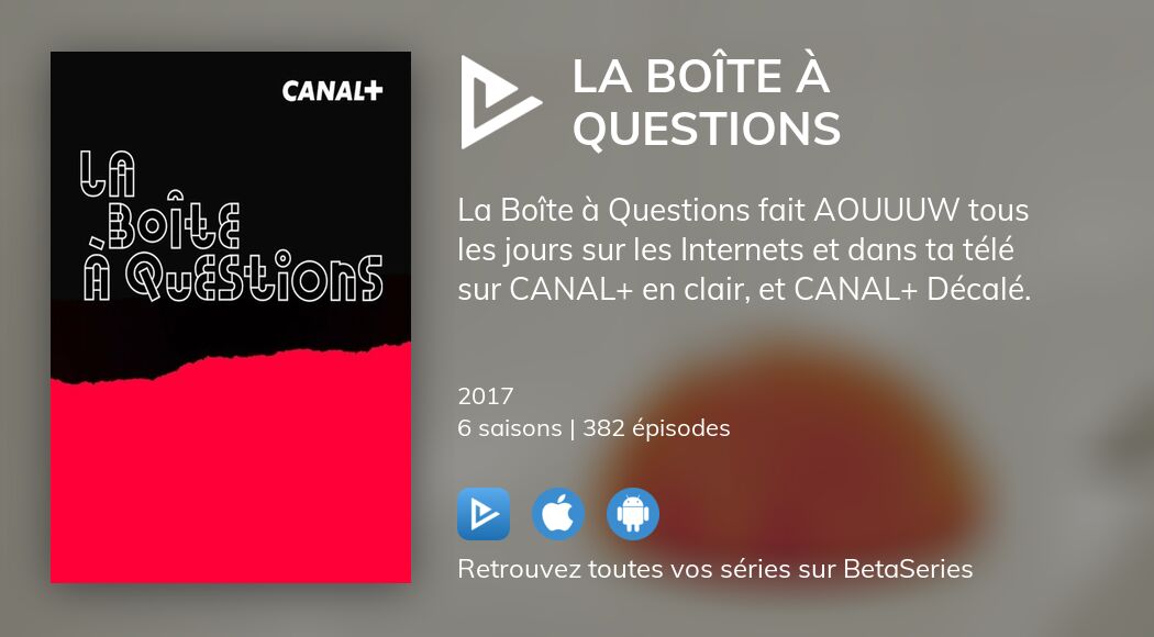 Regarder La boîte à questions streaming