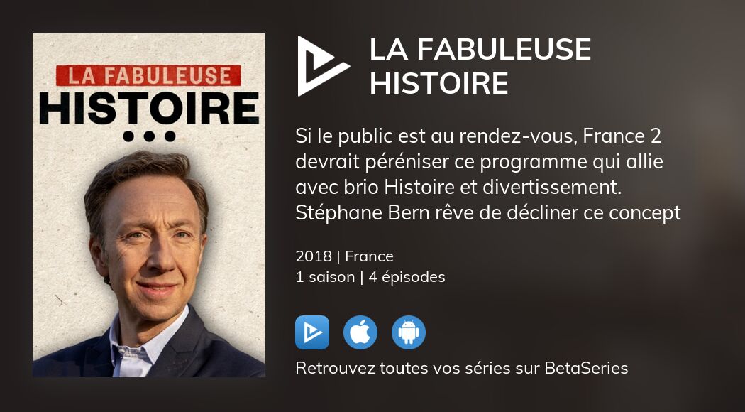 Regarder La Fabuleuse histoire streaming
