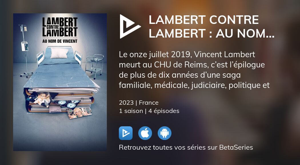 Regarder Lambert contre Lambert : au nom de Vincent streaming