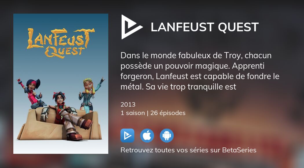 Regarder Lanfeust Quest streaming