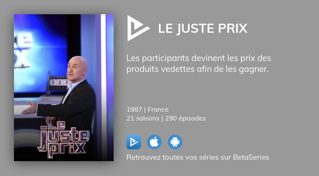 Regarder Le Juste Prix streaming