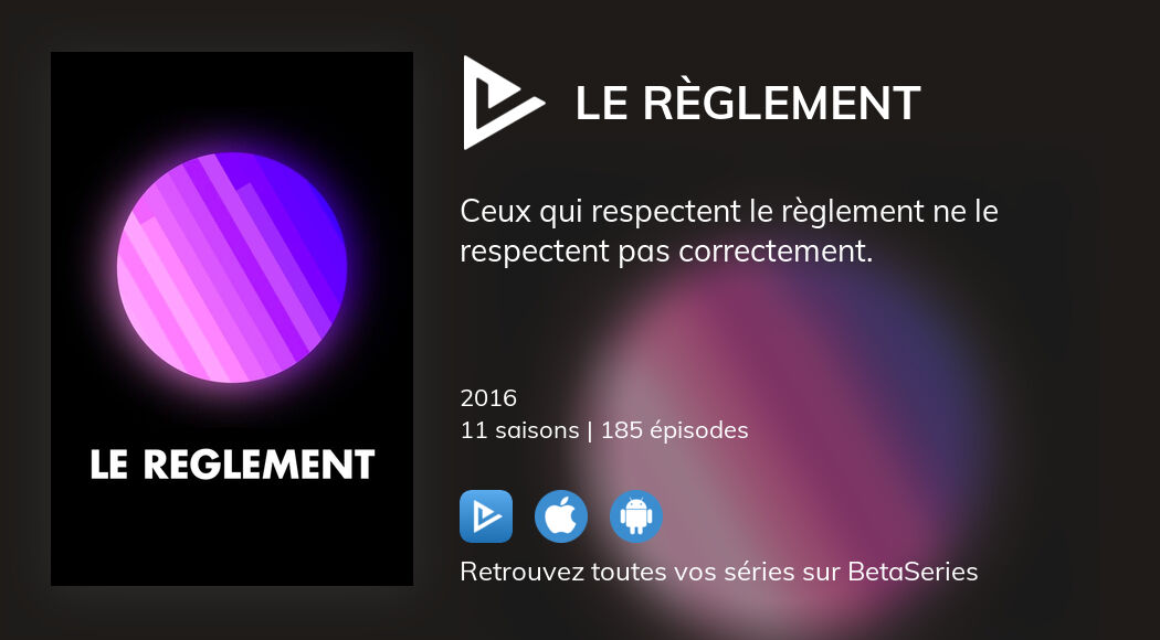 Regarder Le Règlement streaming