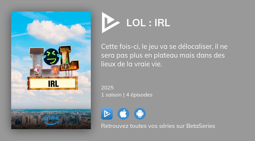 Regarder LOL : IRL streaming