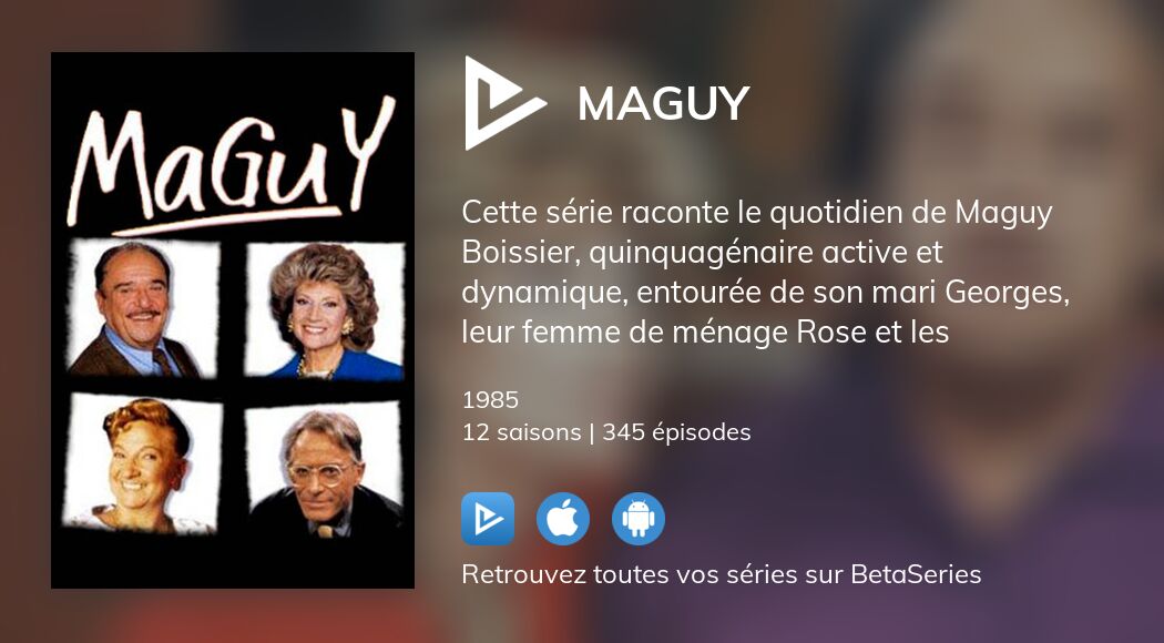 Regarder Maguy streaming