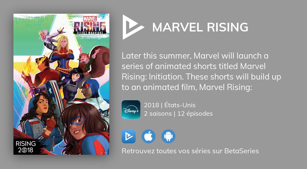 Vidéo : Voir la série Marvel Rising en streaming légal complet