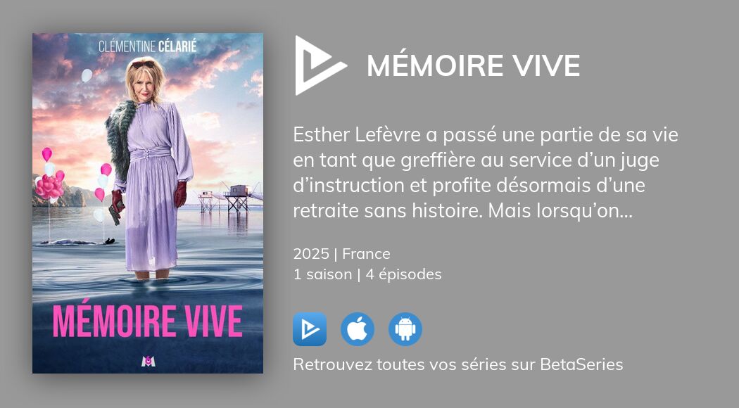 Regarder Mémoire Vive streaming