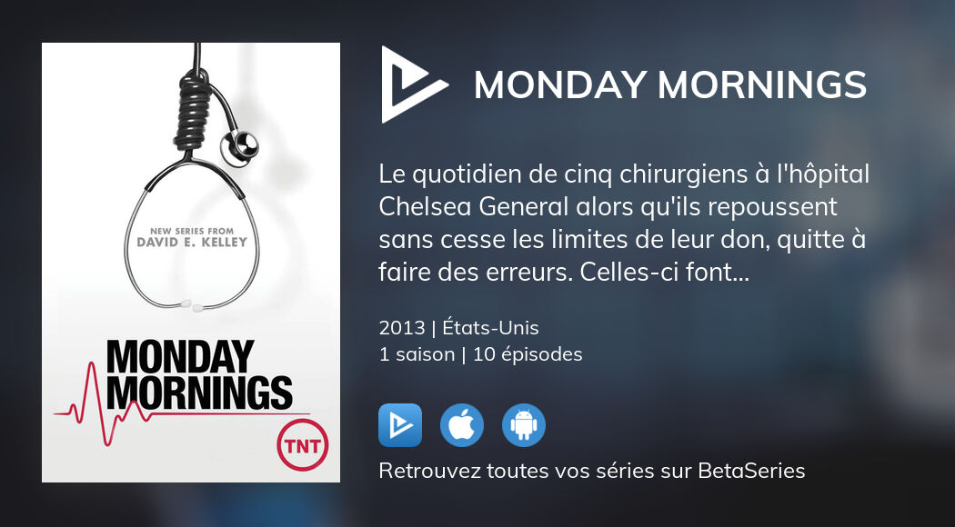 Regarder Monday Mornings streaming