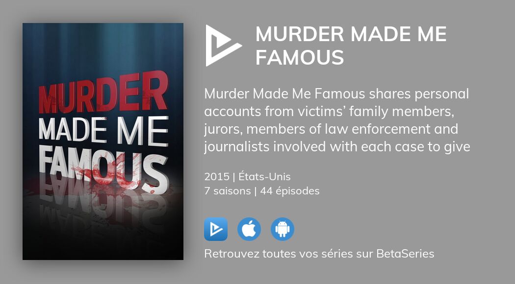 Regarder Murder Made Me Famous streaming