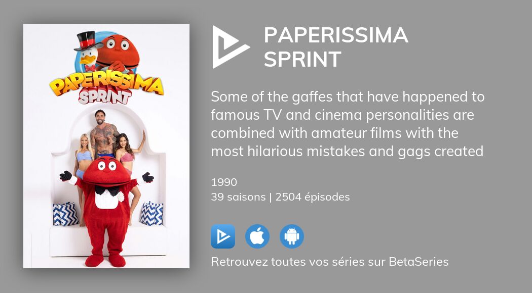 Vidéo : Voir la série Paperissima Sprint en streaming légal complet