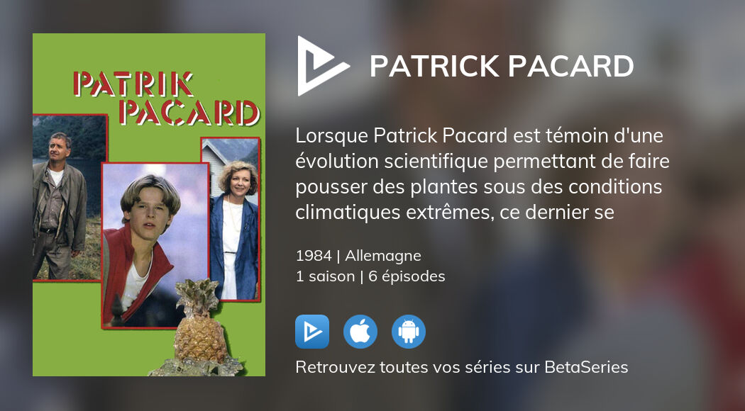 Regarder Patrick Pacard streaming